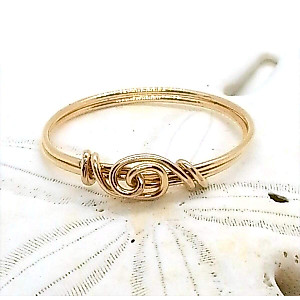 Ring Thumb Ring Pinkie Ring - .925 Sterling Silver or 14 K Gold Filled - Sizes 4, 5, 6, 7, 8, 9, 10, 11, 12