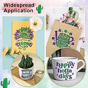 VINYL FROG Chameleon Adhesive Vinyl Roll 12" x6ft Gradient Craft Vinyl for cricut, Change Color Vinyl Sticker for Crafts Vinyl Cutter, for Cup Decor, Home Decor(Purple to Green)