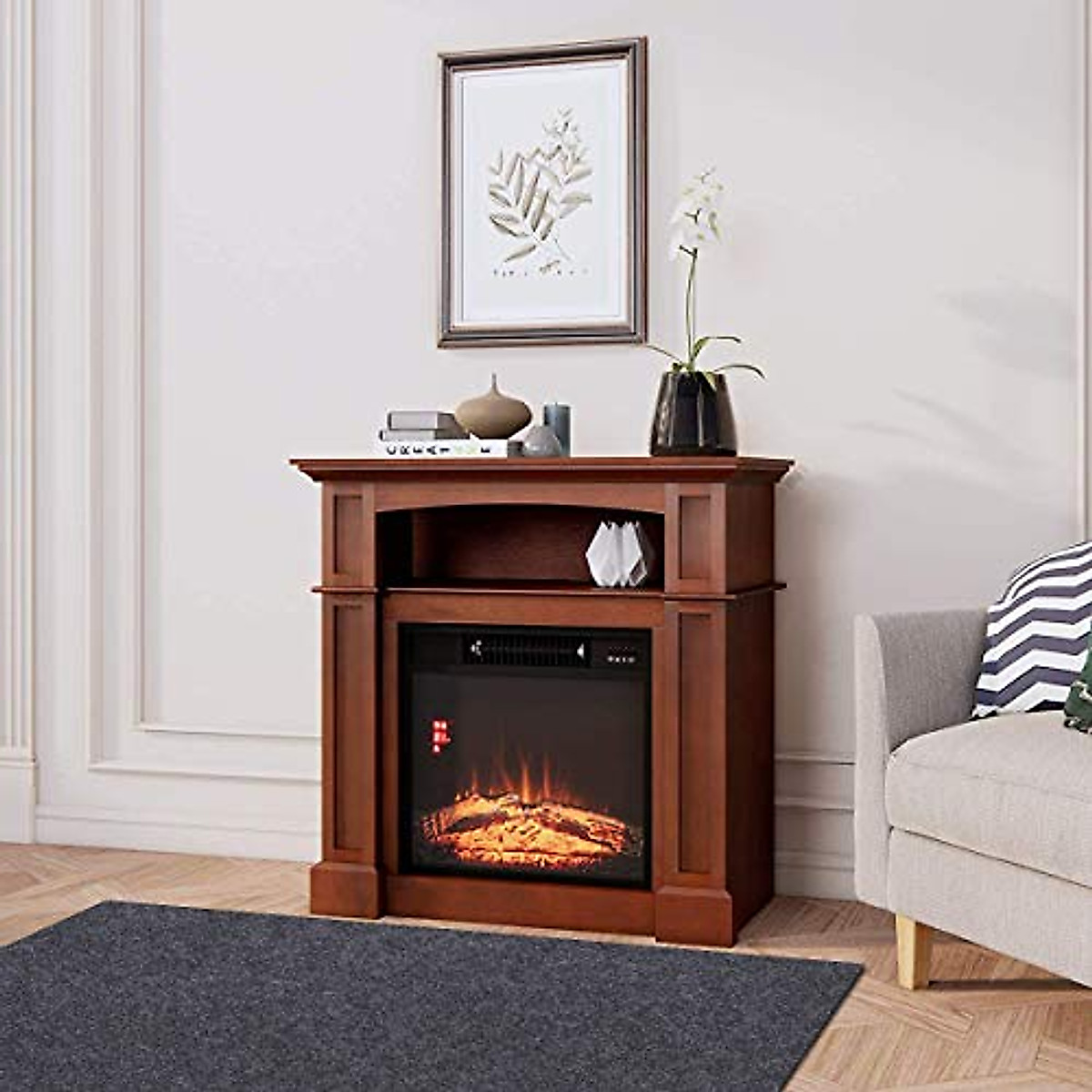 Fireplace Rug—Stove fire mat，Retardant | Heat Resistant，Ember Mat and Grill mat，Absorbent material， Protect the home floor and ground from ashes, waterproof and anti-skid backing, washable (36"×60")