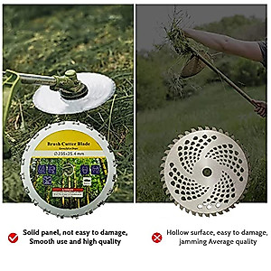 Brush Cutter Blades 9" x 20 Tooth，2 Pcs Chainsaw Weed Eater Saw Blades with 2 Round Files and 4 Washers for Brush Cutters, String Trimmers and Weed Wacker