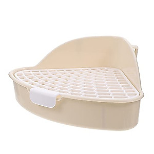 PATKAW Large Rabbit Litter Rabbit Corner Potty Rabbit Toilet Box Rabbit Potty Box Box Potty Corner