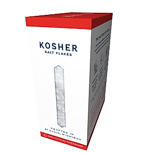 Diamond Crystal Kosher Salt Flakes – Full Flavor, No Additives and Less Sodium - Pure and Natural Since 1886-1 Pound Box