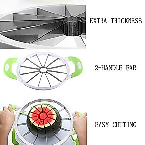 ZaH Melon Slicer Multifunctional Handheld Round Divider Watermelon Cutter Fruits Cutting Slicing Kitchen Tools