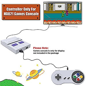 16 Bit Handheld Controller Gamespad Handle for HD821 Games Console
