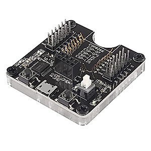 DORHEA ESP8266 Code Burner Firmware Downloader Flash Download Tool Test Board + 5PCS ESP-12F ESP12F WiFi Module Compatible with Wireless Transmission Serial Transceiver Receiver