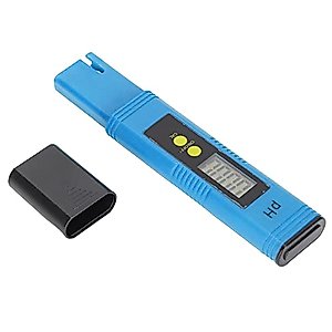 Pen Type PH Meter, Small Portable High Stability Water Quality Tester ABS Material for Swimming Pools  for  Aquariums    for Spas(Blue Black)