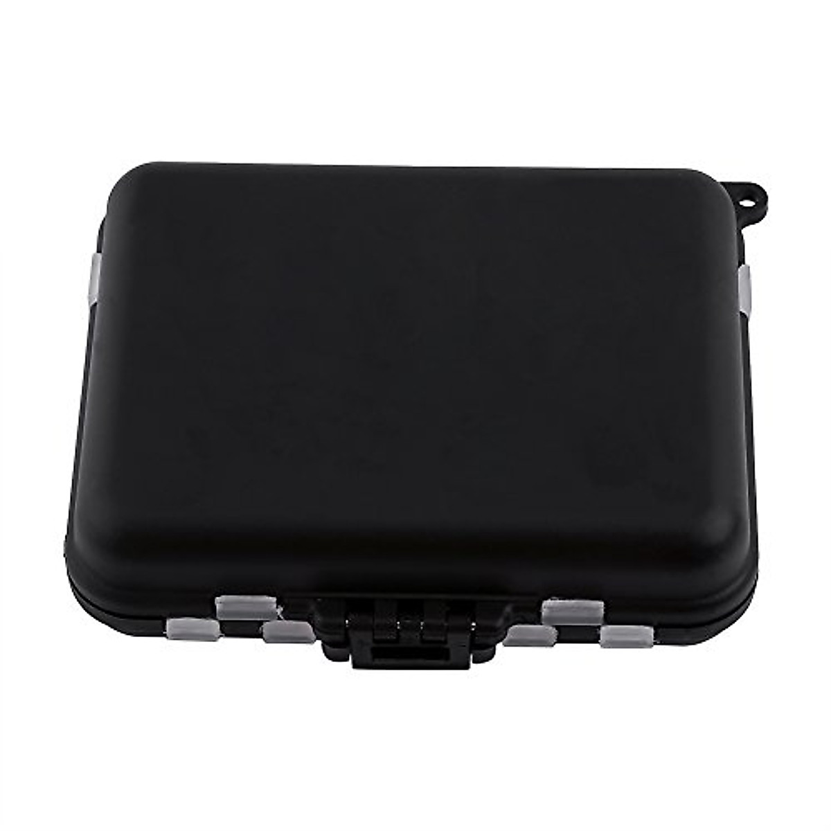 BORDSTRACT Fishing Tackle Boxes, 26 Compartments Black Plastic Fishing Storage Box, Organizing Case for Lures, Baits, and Fishing Accessories