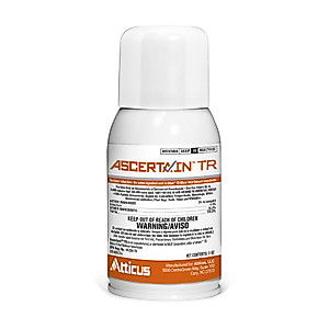 Ascertain TR Greenhouse Fogger (2oz Can) by Atticus (Compare to Attain) - Total Release Bifenthrin Insecticide/Miticide - Controls Mites, Aphids, Thrips, Fungus Gnats, Whiteflies, and Caterpillars (Packaging May Vary)