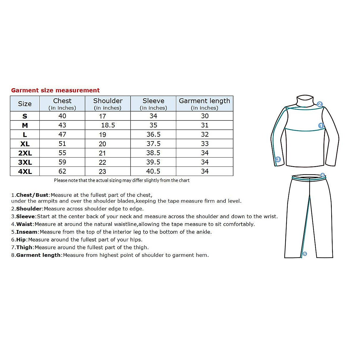 TRAILSIDE SUPPLY CO. Men's Softshell Fleece-lined Jackets/Winter Outdoor Coats/Windbreaker/Medium-weight Water-repellent, Black, 4XL