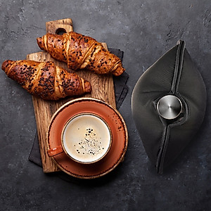 French Press Cozy Cover Insulated in Black - French Press Warmer Koozie Insulator Designed to Keep your Coffee Warmer for Longer - Cafetiere Cover Coffee Press Pot Cosy for Multiple Sizes