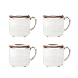 Pfaltzgraff Carmen Brown 16-Piece Stoneware Dinnerware Set, Service for 4 -