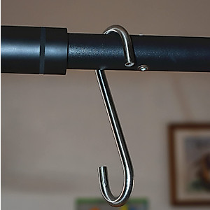 GOTOONE Heavy Duty S Hooks Hanging Metal Hook Large 304 Stainless Steel Diameter 5/16 in Rust Proof for Swing Hammock Garden Outdoor Tools