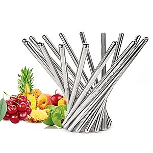 Stainless Steel Fruit Basket,Creative Fruit Bowl For Kitchen Worktop Dining Table Chrome Plated Fruit Holder With Large Capacity