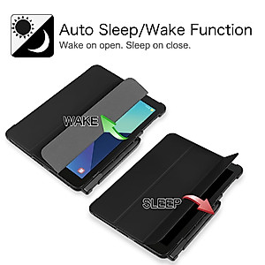 Fintie Slim Shell Case for Samsung Galaxy Tab S3 9.7, Super Slim Lightweight Stand Case with S Pen Protective Holder Auto Sleep/Wake for Tab S3 9.7 (SM-T820/T825/T827) 2017 Release, Black