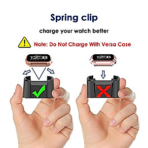 Simpeak 5Pack Soft Screen Protector Bumper Case Compatible with Fitbit Versa Smartwatch, Full Protection, Rose Pink/Clear/Silver/Black/Rose Gold