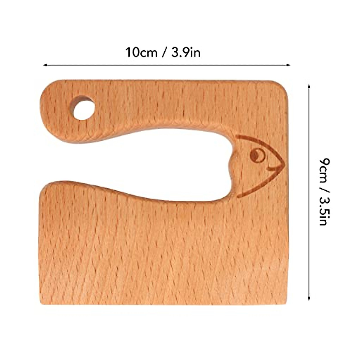 Kids Wooden Cutter, Kids Wooden Knife Gift Easy to Use Healthy for Vegetable Fruit(#2)