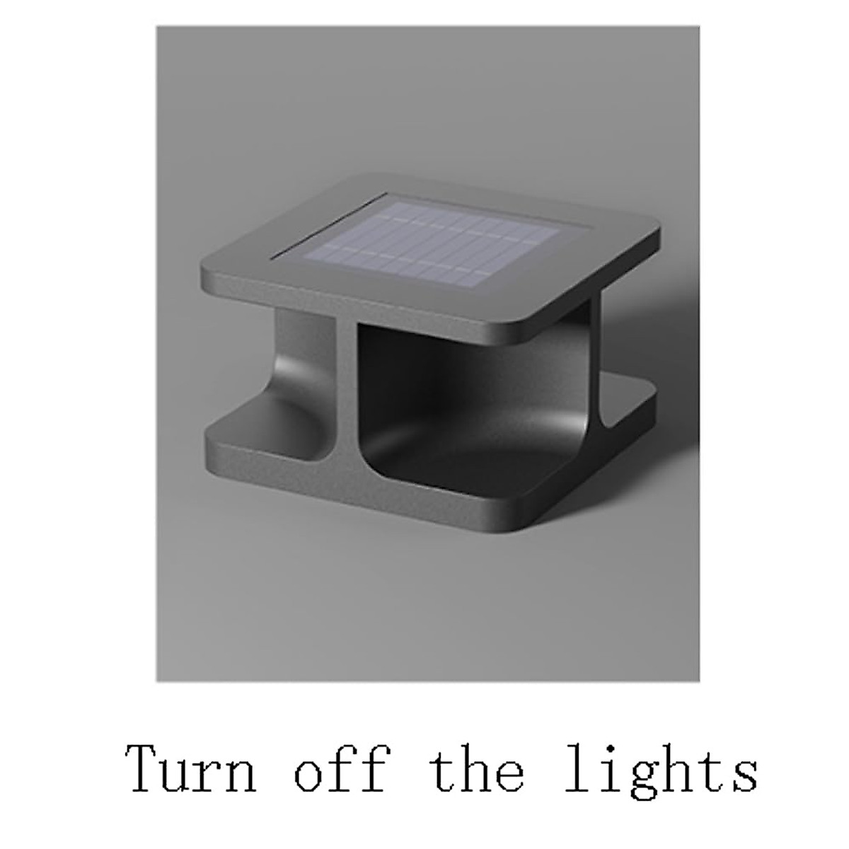 VELLOW Solar Post Lights European -Style Simplicity Outdoor Stigma Lamps 3000K Solar Power Led Exterior Column Lamp Waterproof Post Cap Light Decontorations Landscape Lighting for Patio Porch Railing