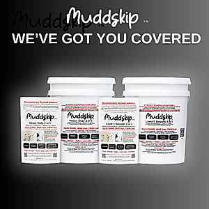 Muddskip Level 5 Smooth 3 in 1 Drywall Additive for Seams, Base & Finish Coats - Transforms Quickset or Joint Compound Into All in One Wall Finish – No Sanding, Same Day Wet On Wet Coats – 2 lb. Bag