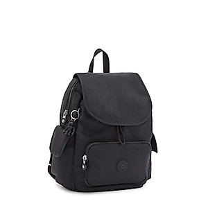 Kipling Women's City Pack Small Backpack, Lightweight Versatile Daypack, Bag, Black Noir