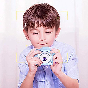 LKYBOA Kids Camera Toys for 3-12 Year Old, Children's Digital Camera 2Inch Touch Screen Games Camera Video (Color : A)