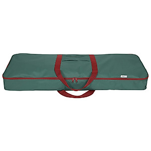 Primode Christmas Gift Wrap Organizer | Wrapping Paper Storage Container Box (37” x 14” x 4”) Constructed of Durable 600D Oxford Material (Black)