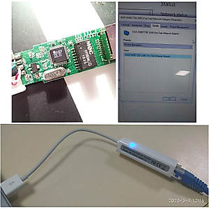 USB to RJ45 LAN Ethernet Adapter 100Mbps USB to RJ45 LAN Converter 10M 100M with Asix AX88772B AX88772 Chip (USB to RJ45)