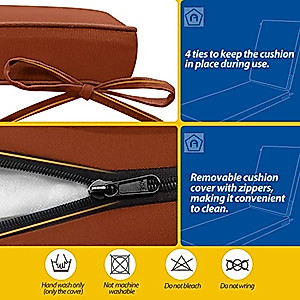 AAAAAcessories Outdoor Chaise Lounge Cushions for Patio Furniture Lounge Chairs, Water Resistant Fabric, 72 x 21 x 3 Inch, Rust