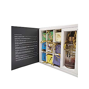 Set of 9 Shower Steamers Aromatherapy Shower Bombs with Organic Lavender Essential Massage Oil. Sinus Clearing Relaxation Gift for Women and Men. Shower Accessories for Women