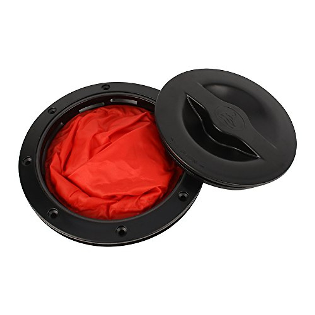 6 Inch Kayak Hatch Deck Plate Marine Hatch Cover Deck Plate Kit with Cat Bag for Kayak Canoe Boat Fishing Accessories