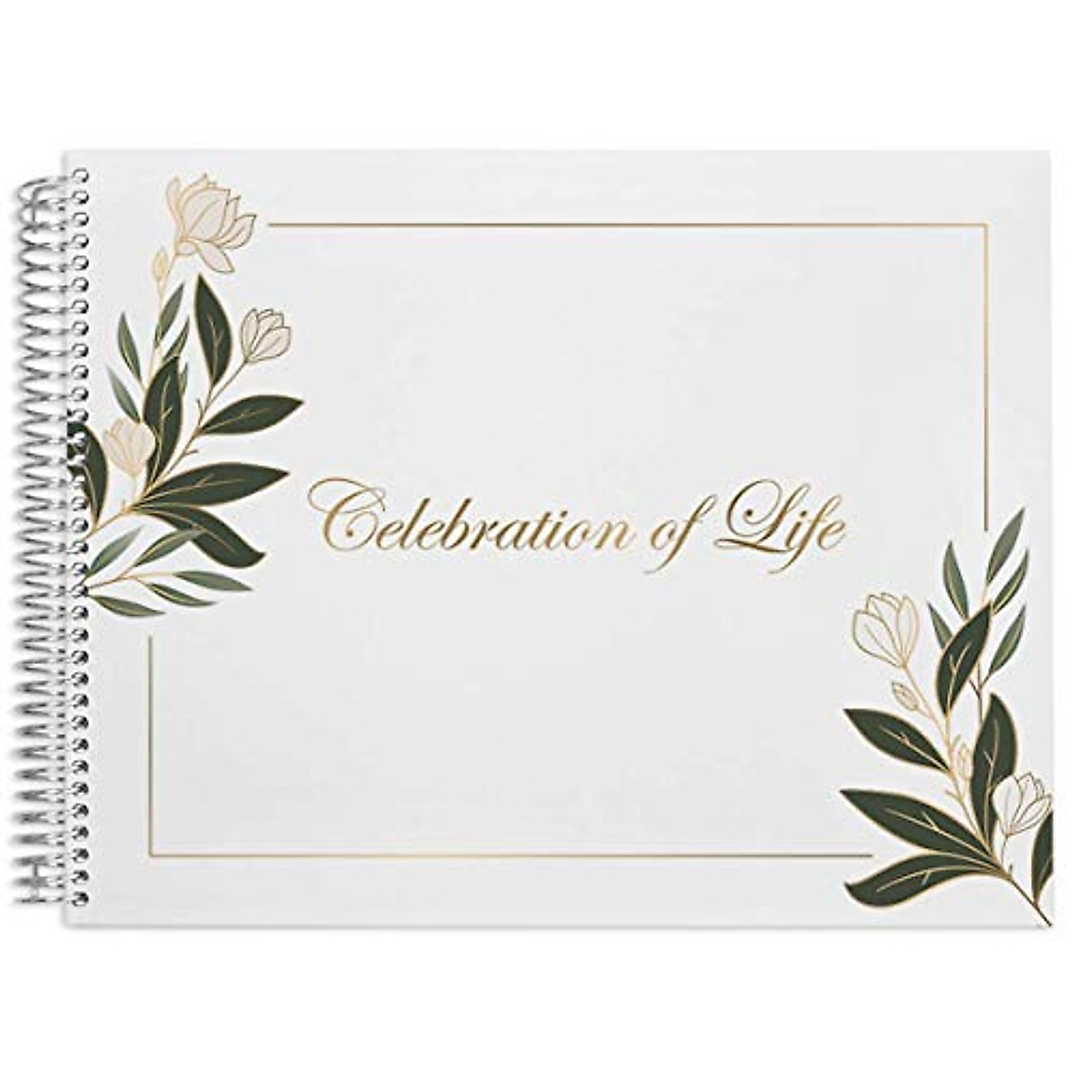 PurpleTrail Funeral Guest Book, Remembrance Book, Keepsake (Celebration of Life)