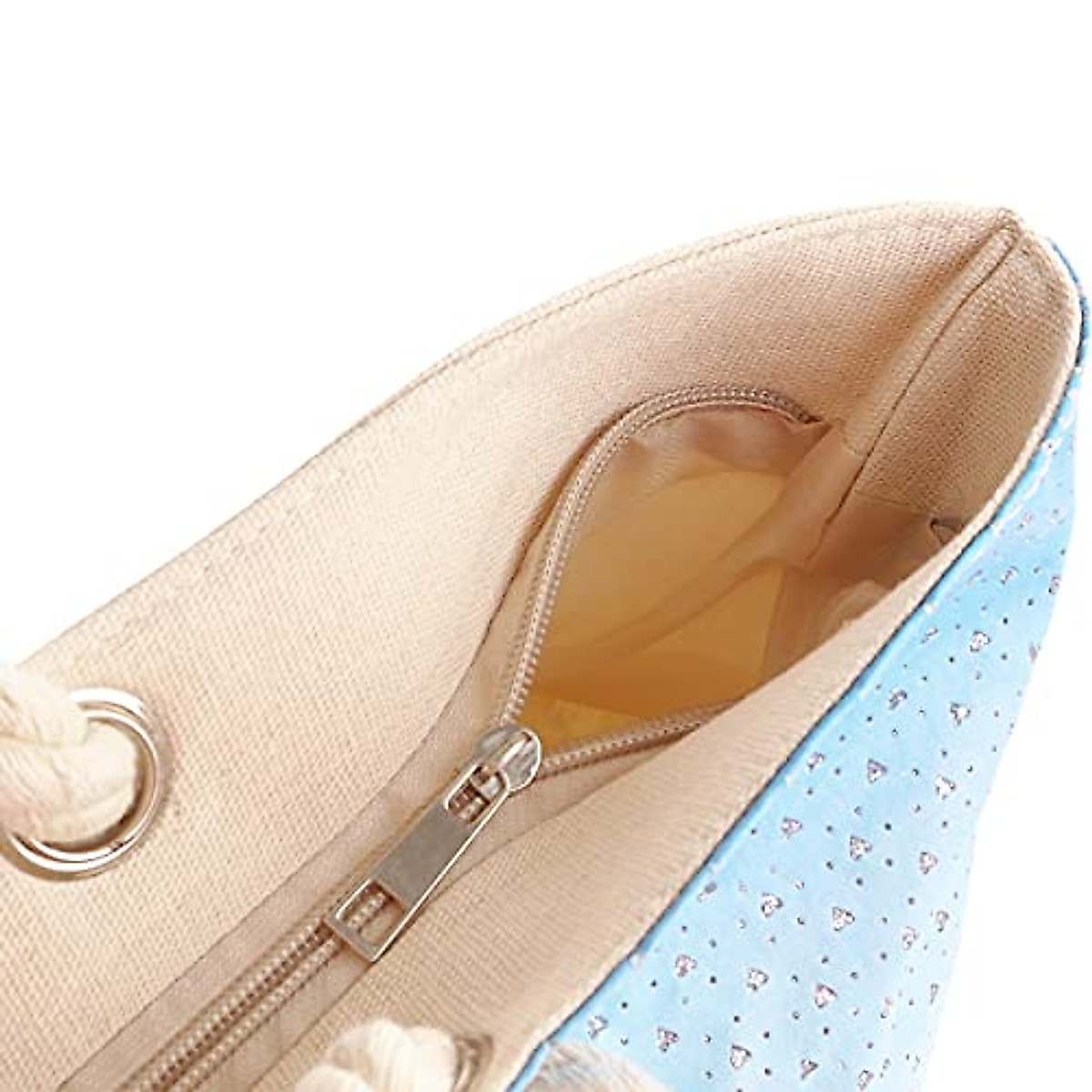 Nollia Women's Summer Tote Bag, Large Shoulder Bag + Great for Beaches, Boardwalks & Vacation Fun! (Pineapple Fun)