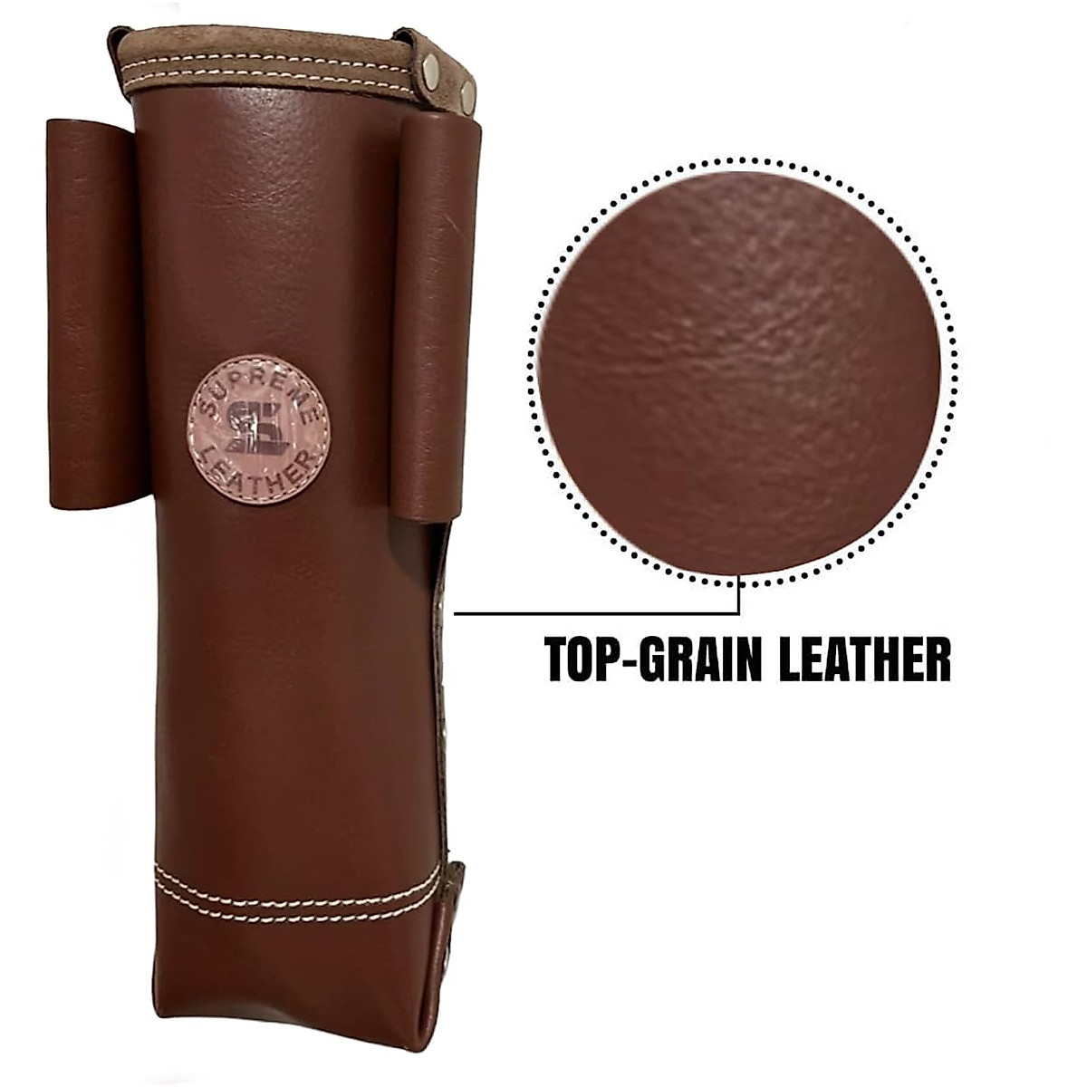 Heavy Duty Leather Welding Rod Holder/Electrode | Welding Rod Pouch/Bag Reinforced Bottom