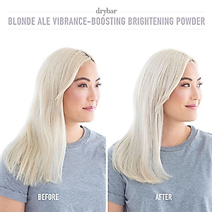 Drybar Blonde Ale Vibrance Boosting Brightening Powder | Great for Blonde, Gray, White and Highlighted Hair (6 Packets)