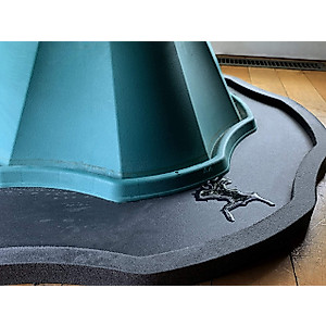 Polar Whale Christmas Tree Mat Premium Heavy Duty Floor Protector Tray Waterproof Scratch Protection Indoor Outdoor Washable Large