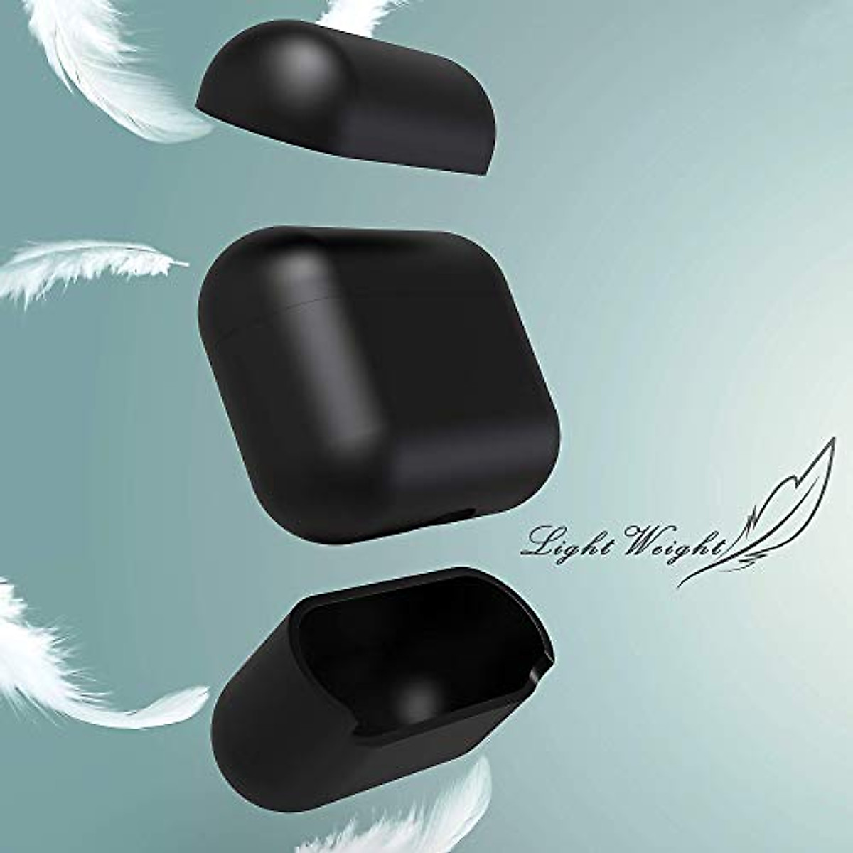 CustomCustom Personalized Protective Cover Compatible with Your Airpod Pro Case - Custom Name Black