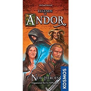 Thames & Kosmos Legends of Andor New Heroes 5 and 6 Player Expansion Cooperative, Family, Strategy Board Game by Kosmos | Expand The Award Winning Game Legends of Andor, Multi, 11.6 (692261)