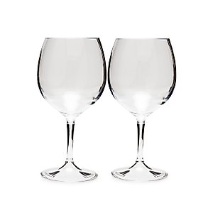 GSI Outdoors Nesting Red Wine Glass Set for Compact Storage and Comfortable Drinking, 15 fl. oz., 79312