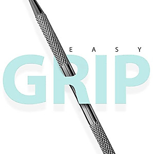 SURGICAL ONLINE Metal Spatula 5 pcs Set Kit Tools - Stainless Steel Double-Sided Tools, High Mirror Finish, Built-in Finger Grips.