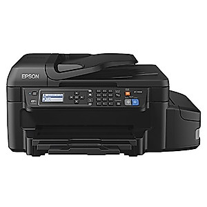 Epson WorkForce ET-4550 EcoTank Wireless Color All-in-One Supertank Printer with Scanner, Copier, Fax, Ethernet, Wi-Fi, Wi-Fi Direct, Tablet and Smartphone (iPad, iPhone, Android) Printing, Easily Refillable Ink Tanks