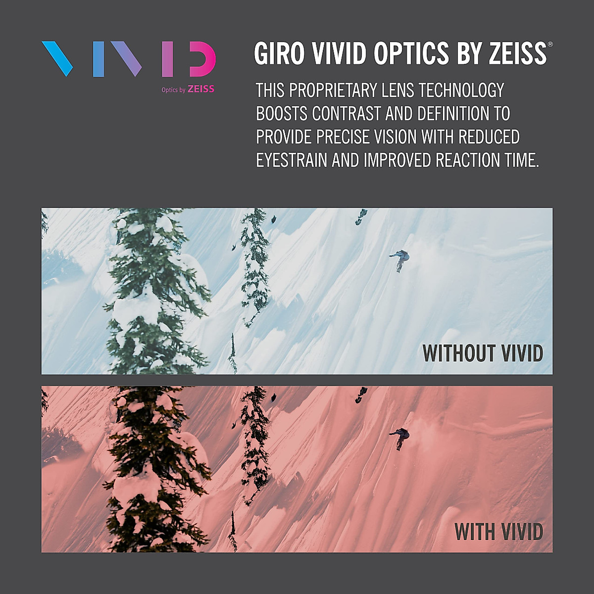 Giro Contour RS Snow Goggle Replacement Lens - Vivid Haze