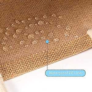 PARBEE Wedding Gift Bag Bridal Shower Jute Tote Bags, Gift Bag for Engagement, Bachelorette, Wedding Party, Honeymoon - Mother of the Bride