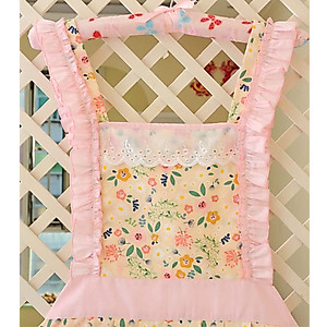 CRB Fashion Womens Cooking Baking Apron | Ladies, Woman, Kitchen Chef Aprons with Pocket (Dainty P)