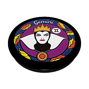 Disney Villains The Evil Queen Gemini Zodiac PopSockets Grip and Stand for Phones and Tablets