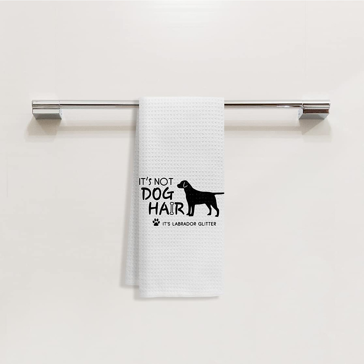 It’s Not Dog Hair It’s Labrador Glitter Funny Black Dog Quote Bath Towel,Dog Lovers Gifts Decorative Towel,Dog Mom Girls Gifts