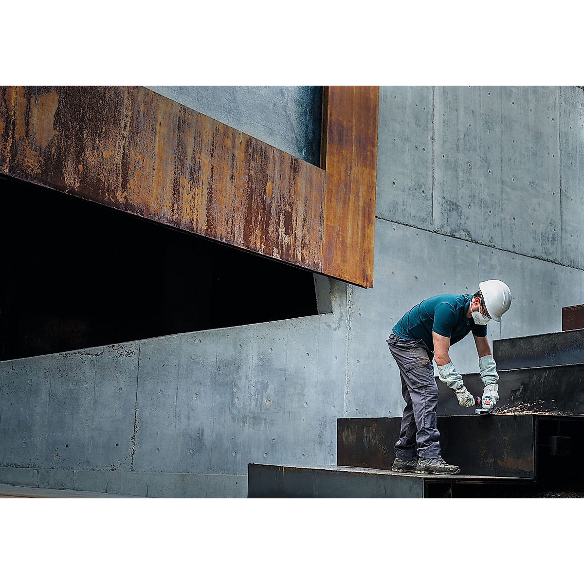 Bosch Professional 25x Expert R782 Prisma Ceramic X-LOCK Fibre Discs (for Steel, Stainless steel sheets, Ø 125 mm, Grit 80, Accessories Small Angle Grinder)