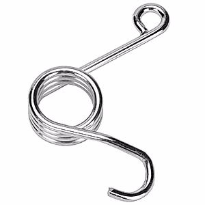 YOXUFA Throttle Pedal and Brake Return Springs 9502 and 9503 for Manco Dingo American Sportworks Go Kart Cart UTV Silver Parts