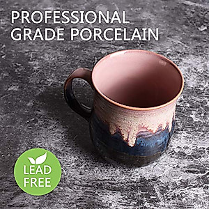 Bosmarlin Large Ceramic Coffee Mug, Big Tea Cup for Office and Home, 21 Oz, Dishwasher and Microwave Safe, 1 PCS