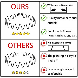 BOYIVI 15 Pieces Metal Headband for Men and Women Unisex Hair Band Adjustable Headbands Wavy Hair Accessories Non-slip Hair Hoop for Home, Outdoor, Sports and Yoga