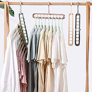 NC Clothes Hanger Closet Organizer, Multi-Port Hanger, Plastic Tie Scarf Clothes Organizer