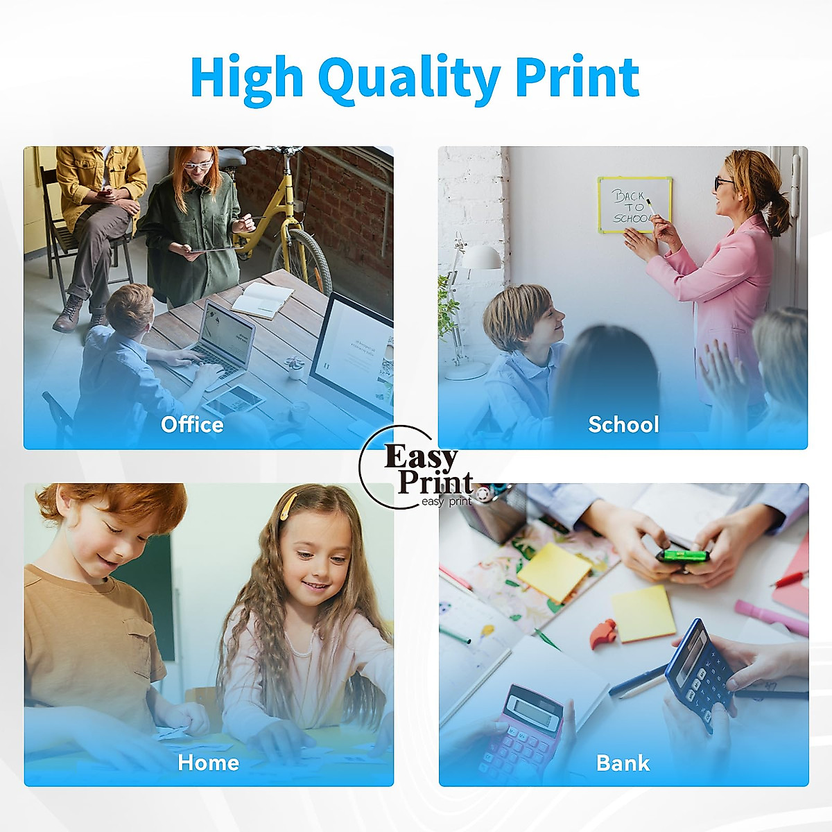 EASYPRINT Compatible LC203XL LC201XL Ink Cartridges LC203 LC201 Used for MFC-J480DW MFC-J880DW MFC-J4420DW MFC-J680DW MFC-J885DW, (3 Cyan, 3 Magenta, 3 Yellow, Total 9-Pack)